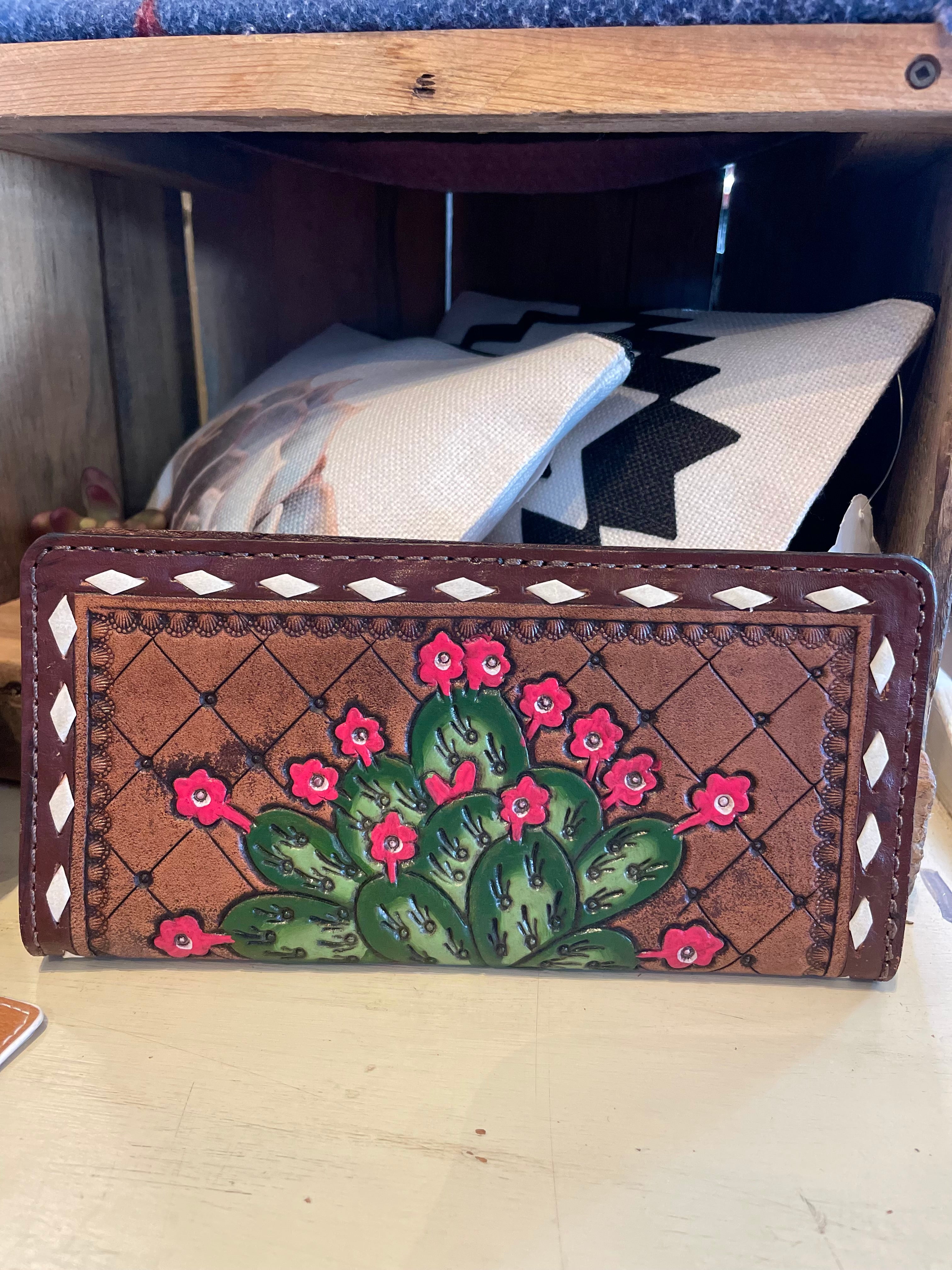 Western Tooled Leather Wallets – Creations In Thread, LLC