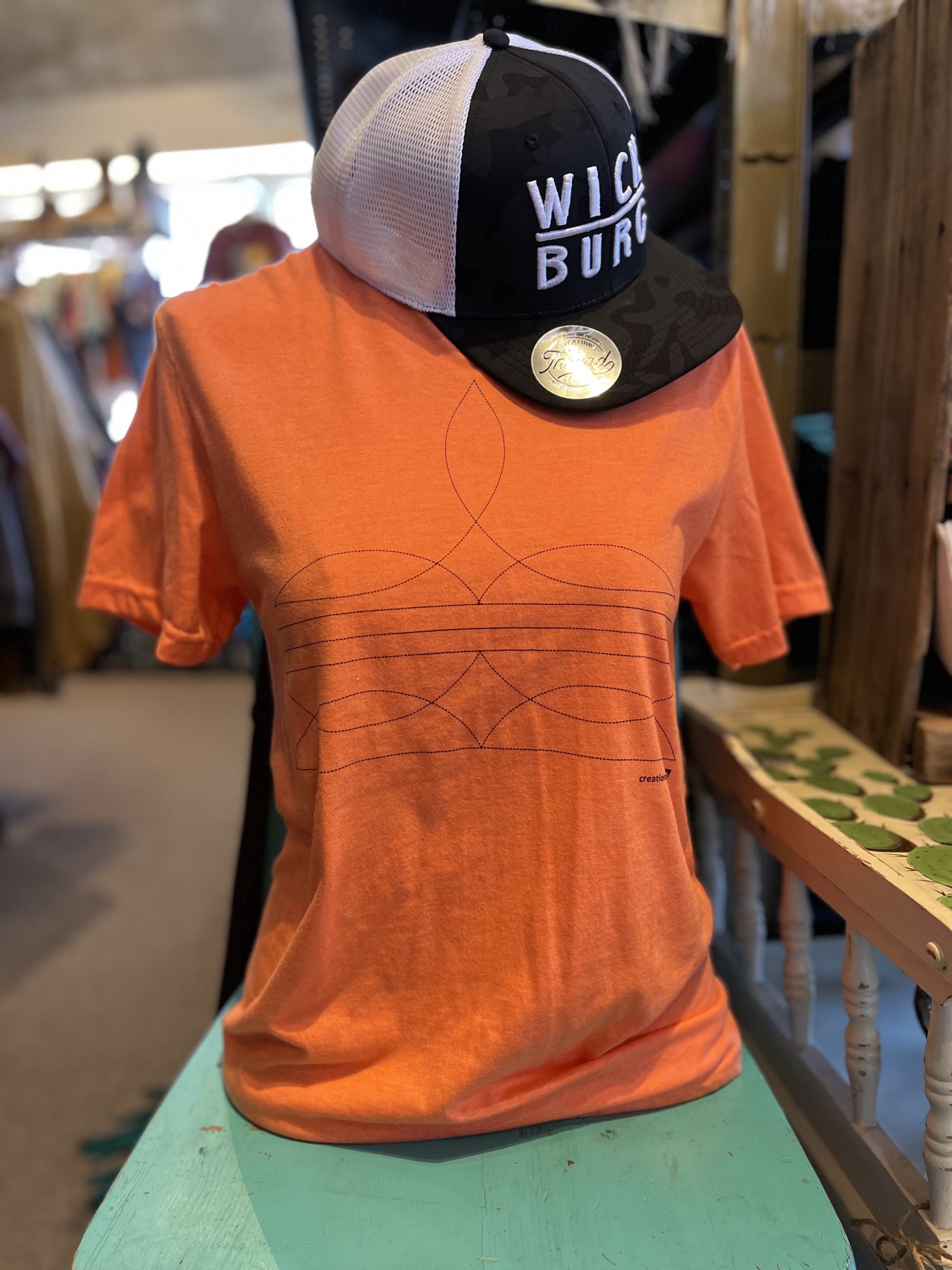 Boot Stitch T-Shirts – Creations In Thread, LLC